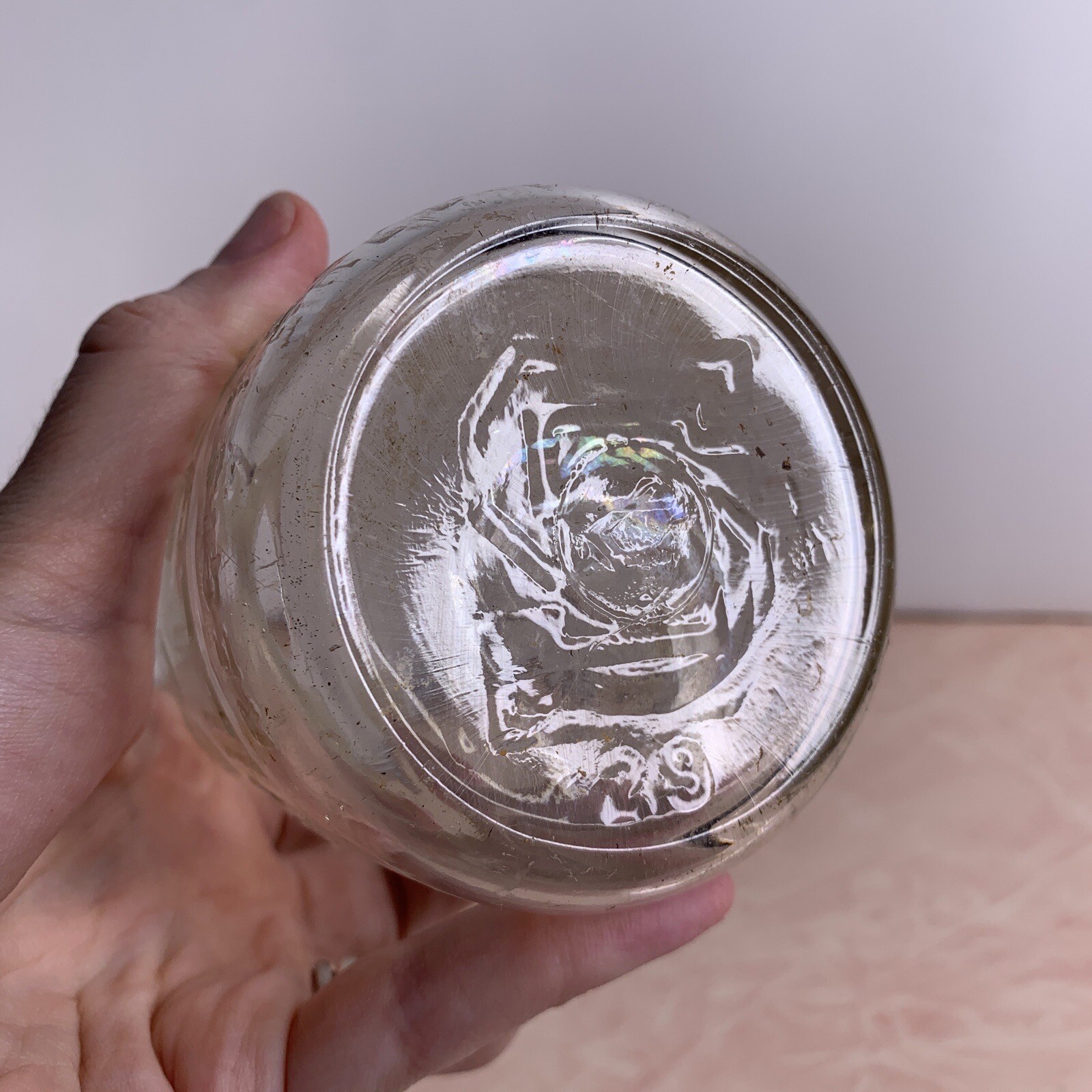 Vintage Supplee Wills-Jones Embossed 1 Pint Clear Glass Milk Bottle ...