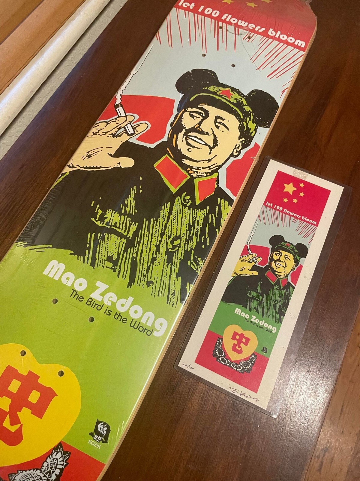 Frank Kozik SIGNED Chairman Mao Anarchy Skateboard Deck First Run Limited to 100 | eBay