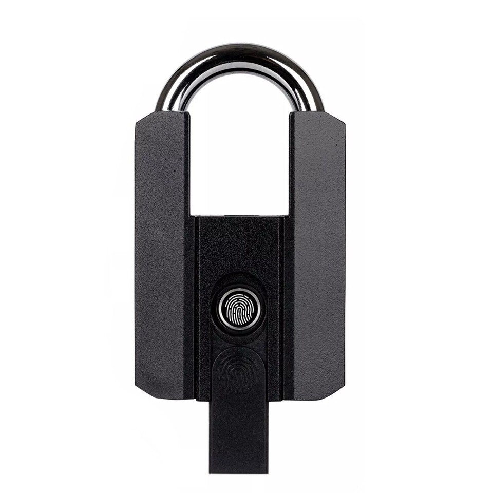 Smart Waterproof Bluetooth Fingerprint Padlock Locker Lock W/ 2 Keys ...