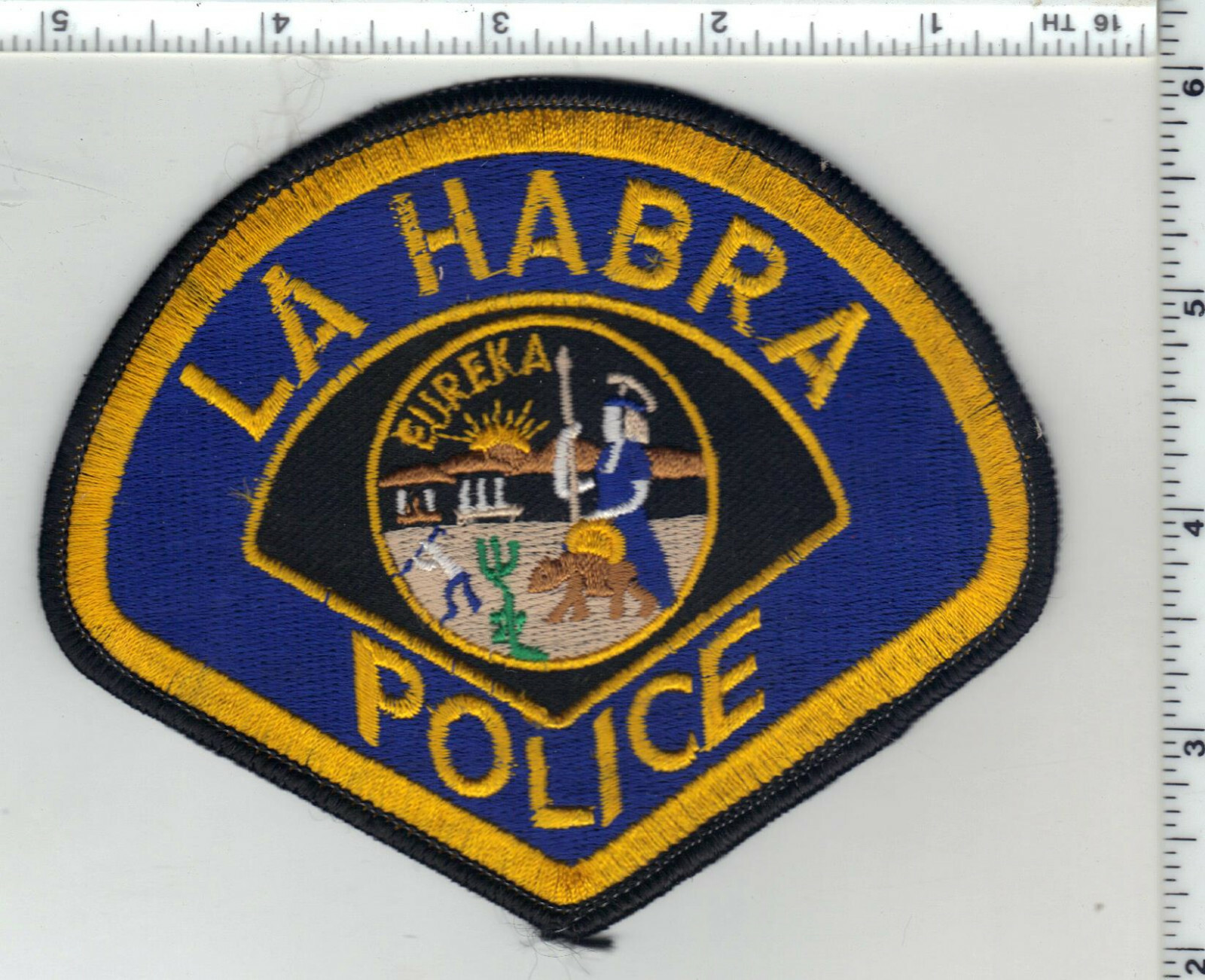 La Habra Police (California) 2nd Issue Shoulder Patch | eBay