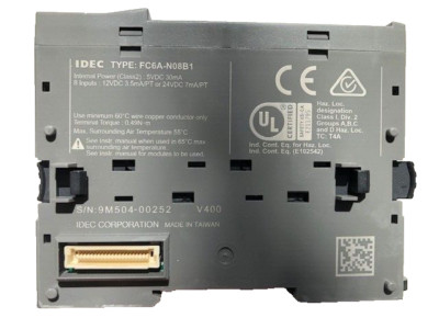 IDEC FC6A-N08B1 PLC Input Module 8 Channel Digital 24V, Gently Used | eBay