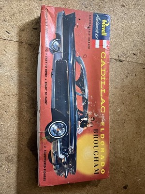 VINTAGE REVELL AUTHENTIC KIT 1957 CADILLAC ELDORADO BROUGHAM MODEL KIT ...