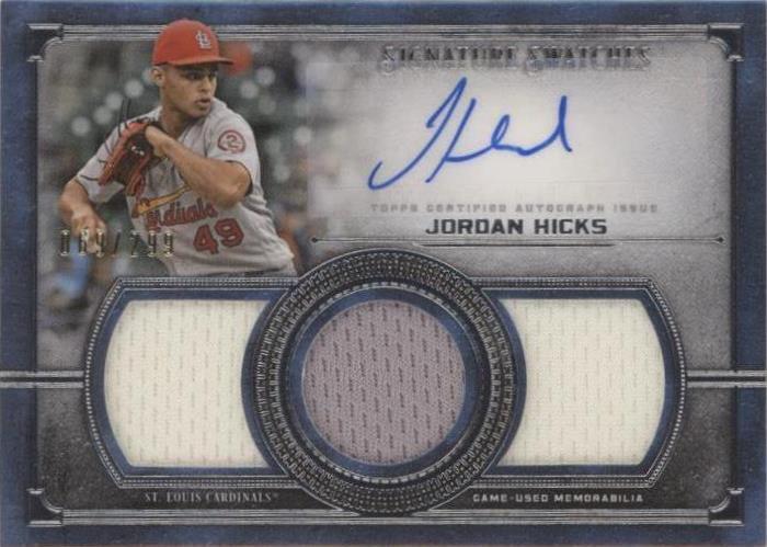 2019 Topps Museum Collection - Single Player Signature Swatches Triple ...