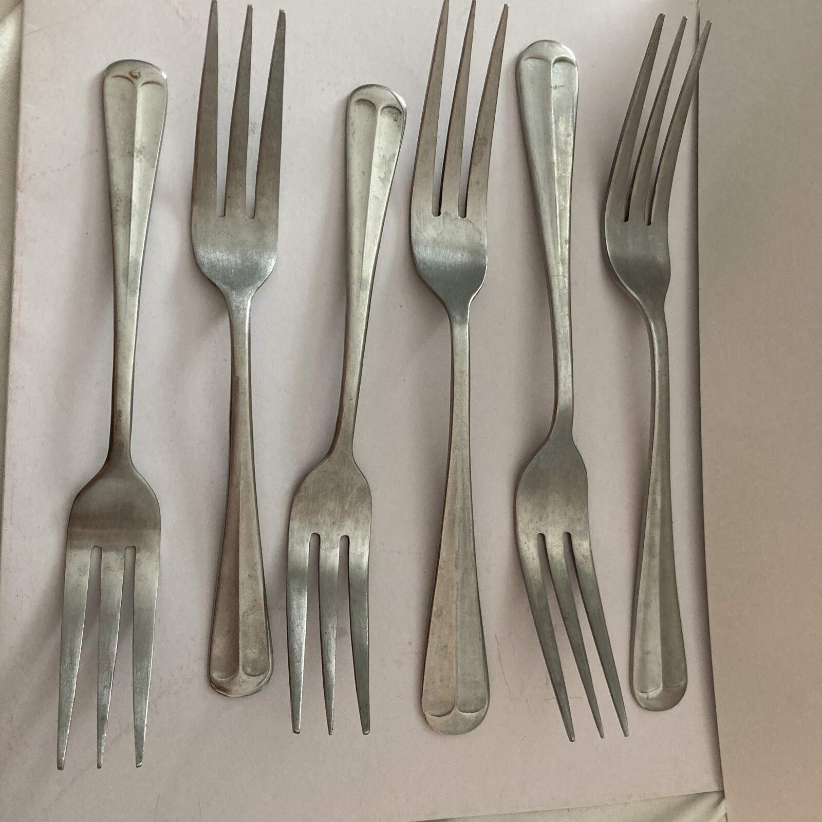 3 Dinner Fork & 3 Salad Forks Colonial Manor By Roberts Rogers Co. | eBay