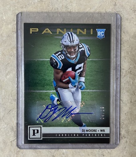 2018 Panini DJ Moore Auto 357 RC SSP Rookie # canvas 10 bears 🐻 | eBay
