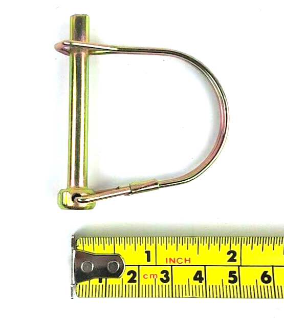 50 PACK LOT 1/4" COUPLER SAFETY PIN SNAP LOCK TRAILER ROUND HANDLE ...