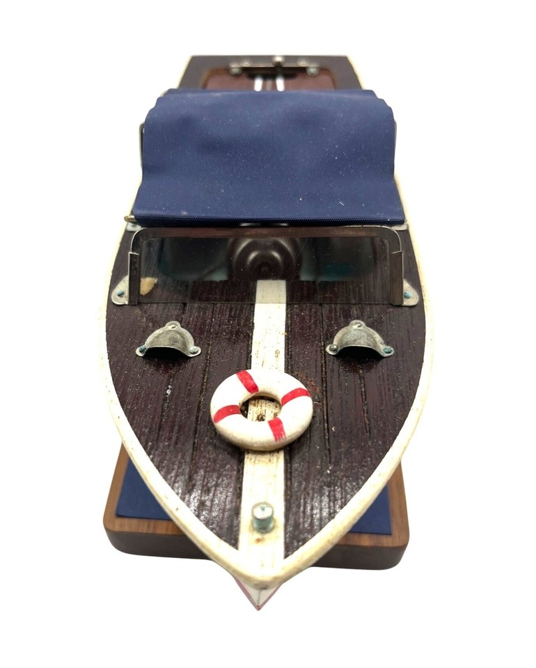 Electric Model Boat Vintage Lang Kraft Toy Wooden Boat Working Inboard ...