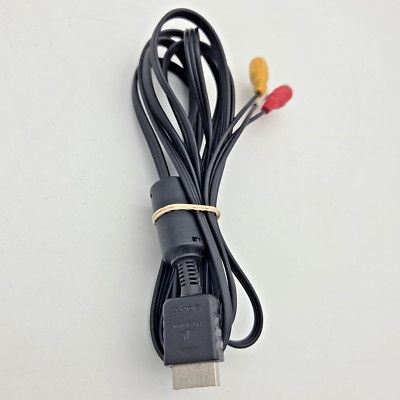 Genuine OEM Original Sony PlayStation PS1/PS2 AV Audio Video Cable RCA ...