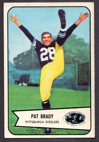 1954 Bowman Football #13 Pat Brady, Pittsburgh Steelers VGEX+ | eBay