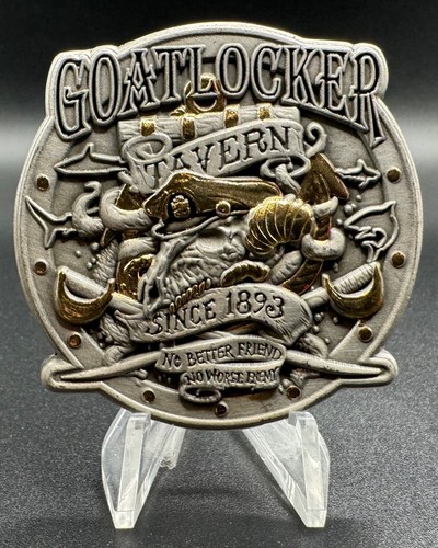 Goat Locker Tavern Since 1893 CPO Chief's Mess #57 Military Challenge ...