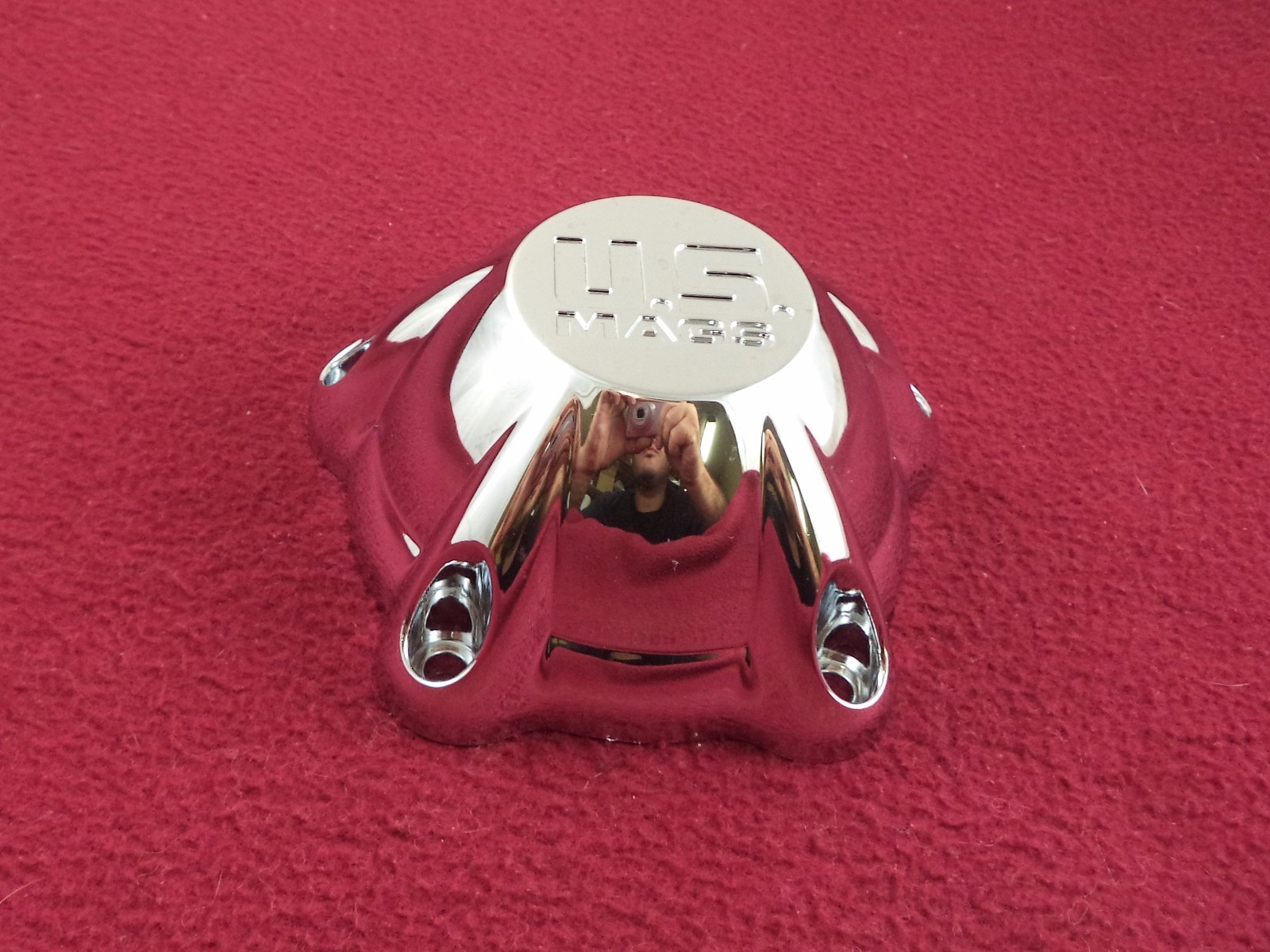 U.S. Mags Wheels Chrome Custom Wheel Center Caps Set of 4 # 1002-13 ...