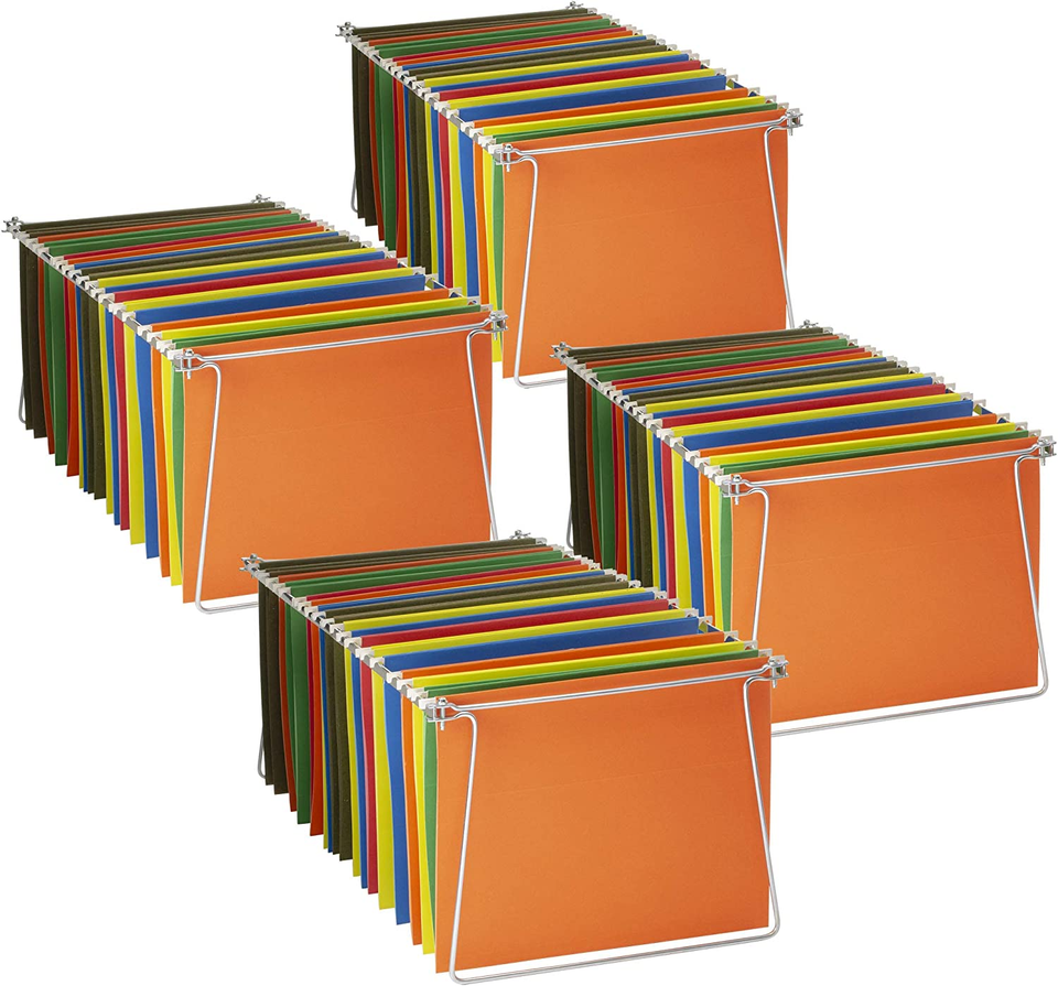 Hanging File Frames Letter Size Rails fits 24" to 27" Files Cabinet ...