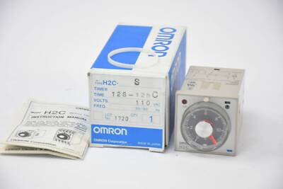 Omron Timer 12s-12h / 110VAC ( H2C-S ) | eBay
