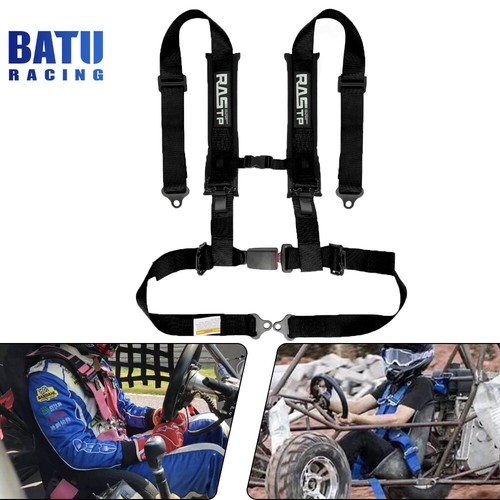2" 4-Point Harness Quick Release Safety Seat Belt+Shoulder Pads for KTM ...