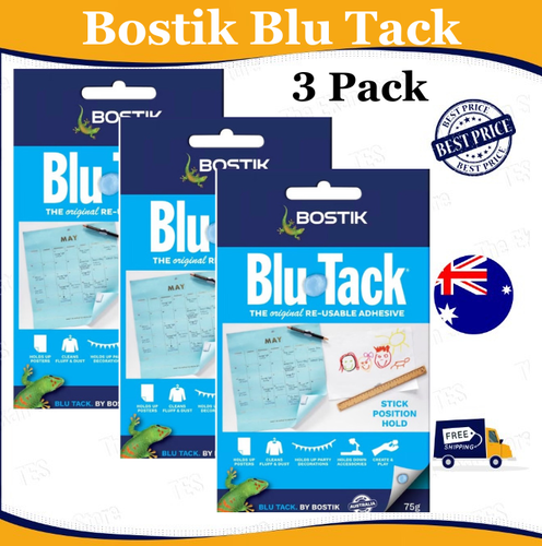 Bostik Blu Tack Reusable RE-USABLE ADHESIVE PICTURE POSTER BLUTAK TAK ...
