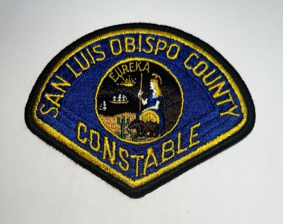 VINTAGE CALIFORNIA CA SAN LUIS OBISPO COUNTY CONSTABLE POLICE DEPT ...