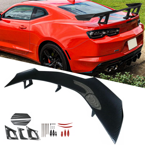 Carbon Fiber Rear Wing Trunk Spoiler For 2016-2024 Chevy Camaro ZL1 1LE ...