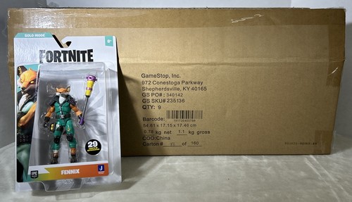 Fortnight Triggerfish Action Figure Full Factory Case Of 9 GameStop ...