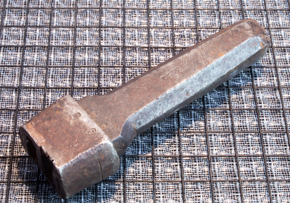 Disston Cast Bronze Antique Log Lumber Stamping Marking Branding Tool ...