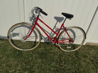 Vintage Spalding Blade TE Women’s Red Bicycle Bike 70's new tubes&tires ...