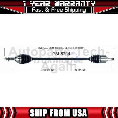 TrakMotive 1 Front Right CV Axle Shaft Fits 2006-2011 Chevrolet HHR | eBay