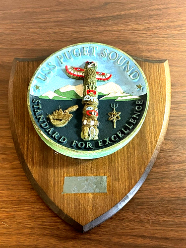 Vintage USS Puget Sound Navy Ship Resin Plaque USN | eBay