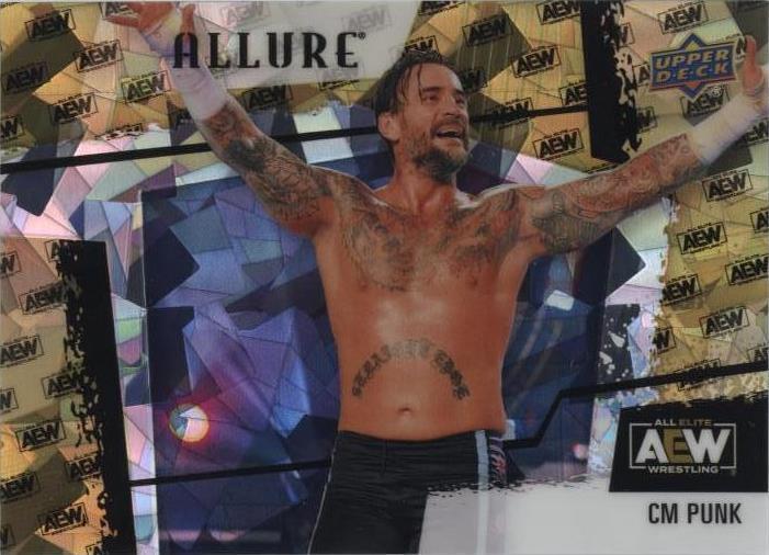 2022 Upper Deck Allure AEW - Horizontal CM Punk #117 Aew Logo /299 for ...