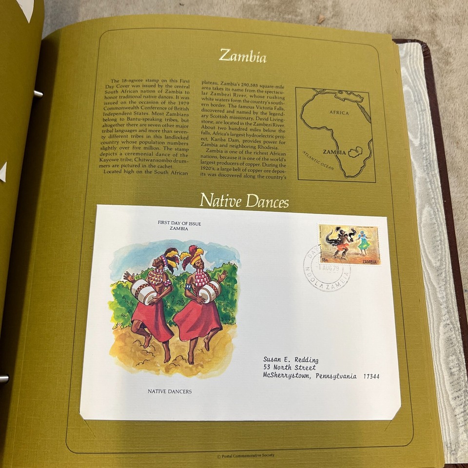 First Day Covers from Around the World Album 1979/1980, 39 Covers [41 ...
