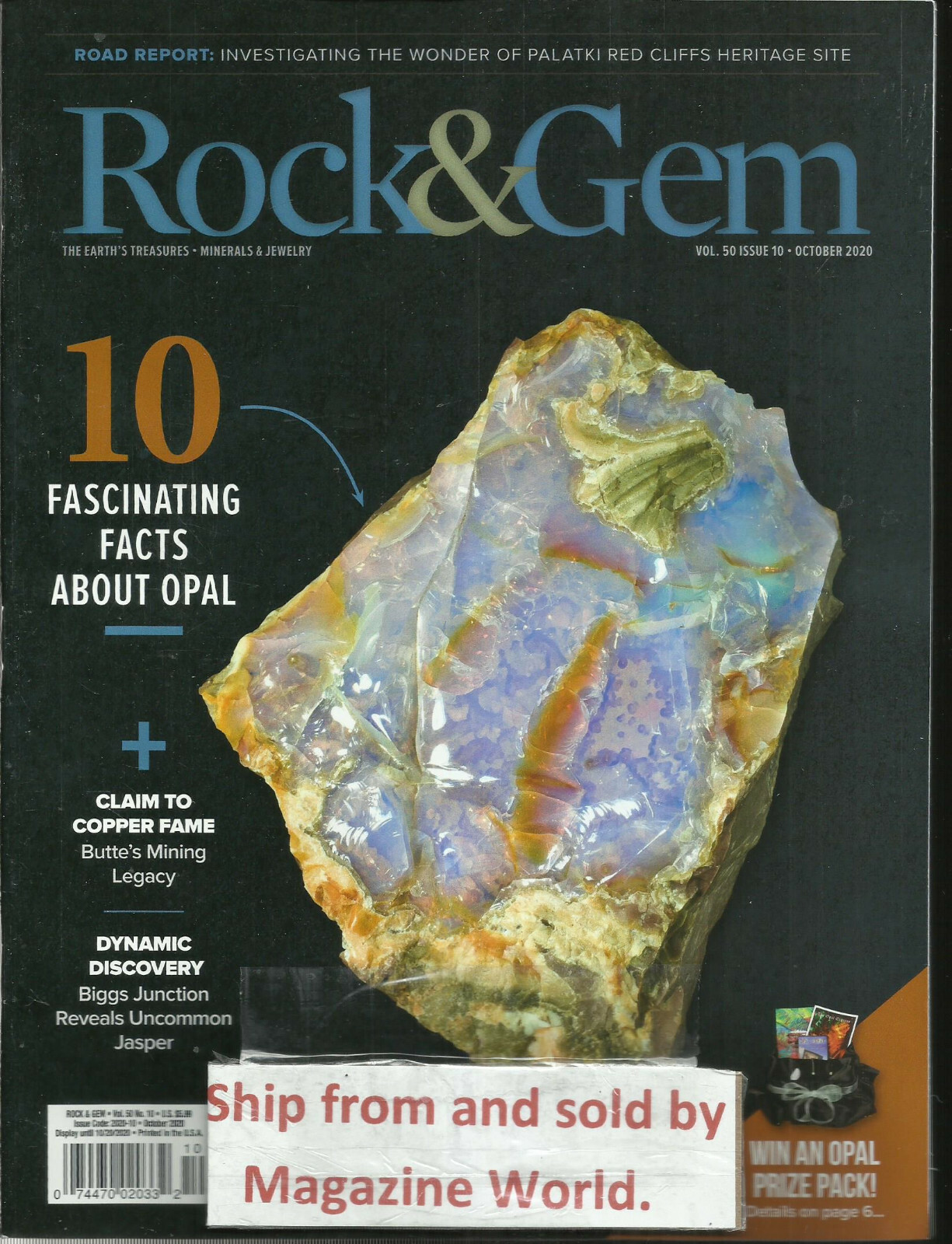 ROCK & GEM MAGAZINE, THE EARTH TREASURES * MINERALS & JEWELRY * OCTOBER ...