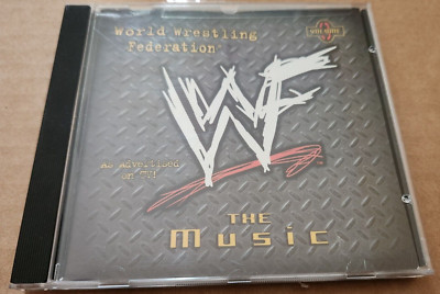 WWF The Music CD Compact Disc The Undertaker The Rock Kane Edge ...