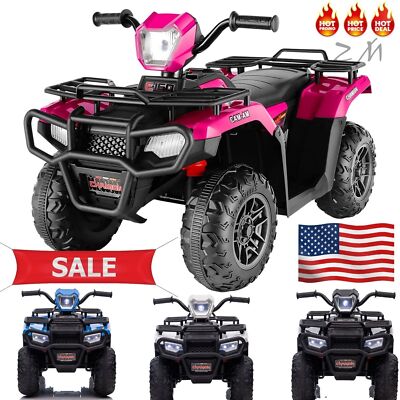 12V Ride on ATV Car for Kids Electric Toy Off Road Wheeler Quad Remote ...