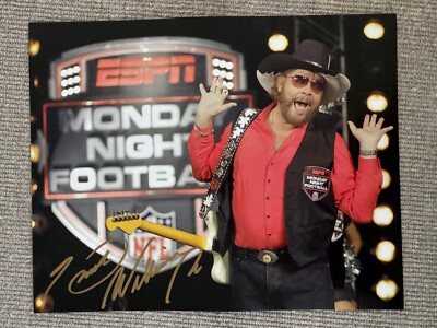 HANK WILLIAMS JR SIGNED 8 X 10 PHOTO BOCEPHUS | eBay
