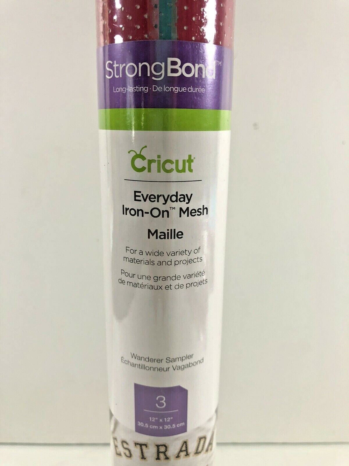 Cricut Everyday Iron-On Mesh Vinyl Sampler 12x12 WANDERER 3 Sheets 3 ...