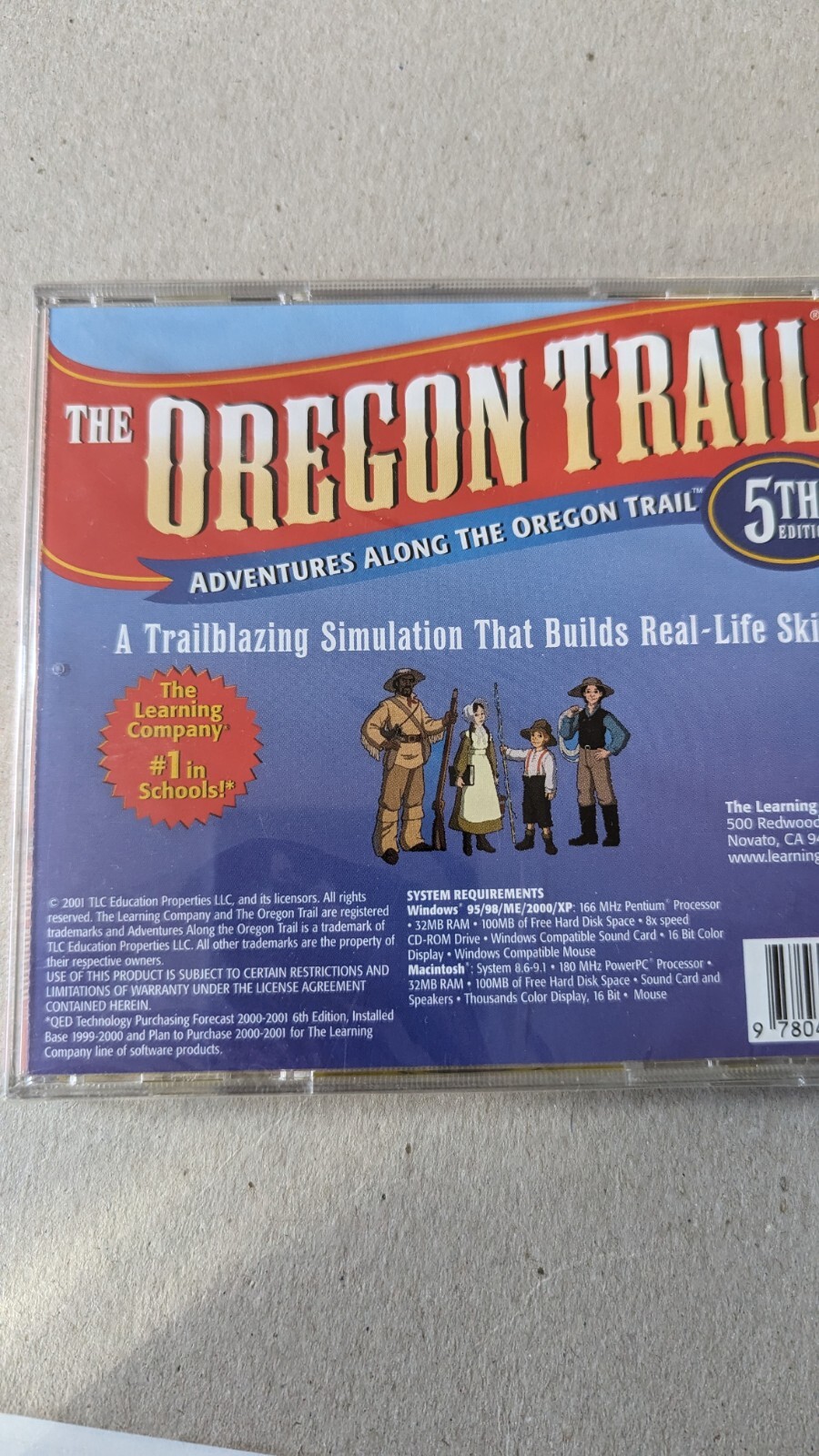 Oregon Trail 5th Edition Jewel Case (Windows/Mac, 2001) for sale online ...