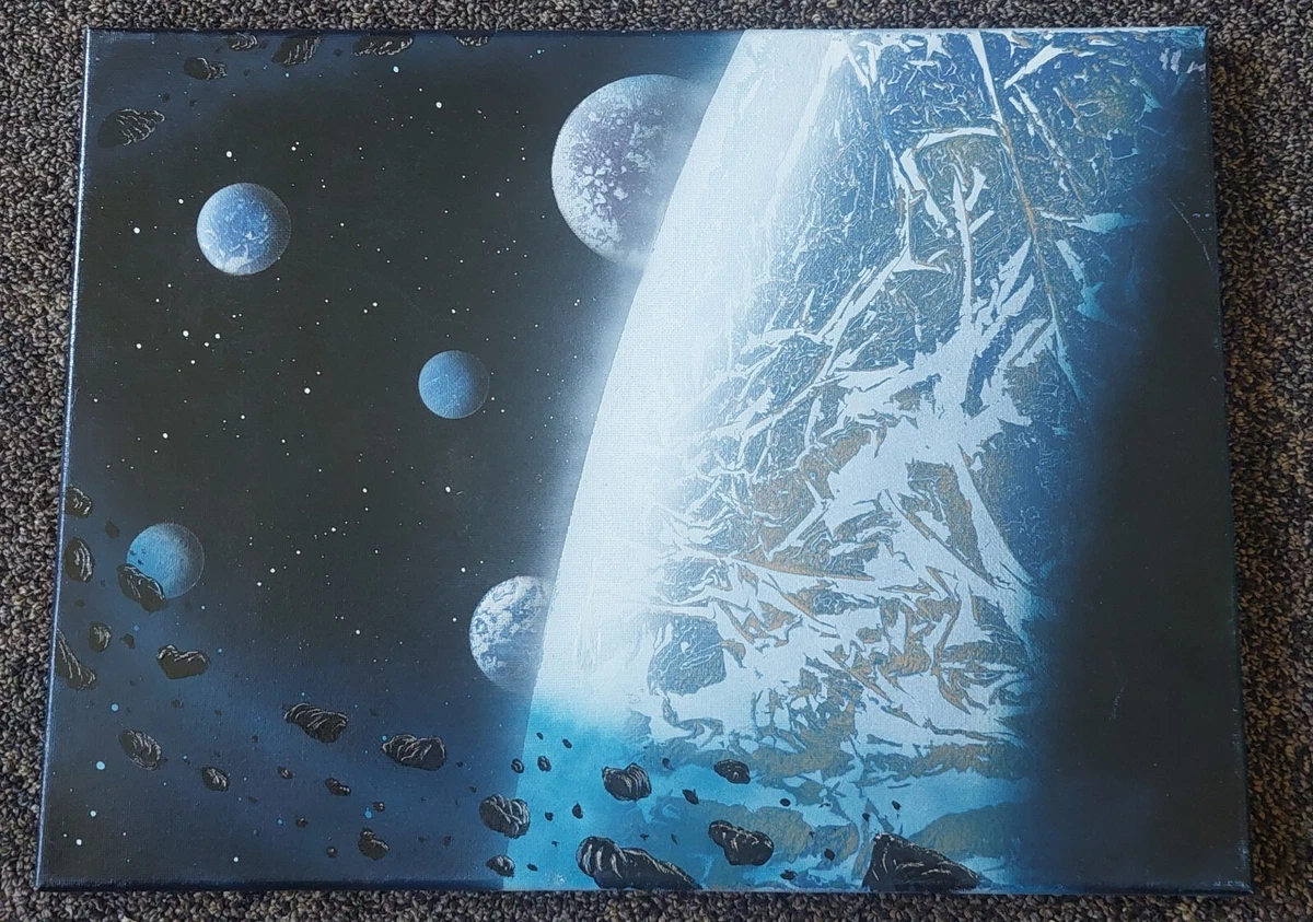Outer Space Spray Paint Art
