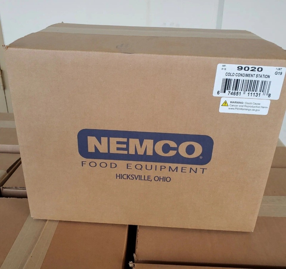 Nemco 9020 Countertop Cold Condiment Chiller Food Truck, Taco Cart ...