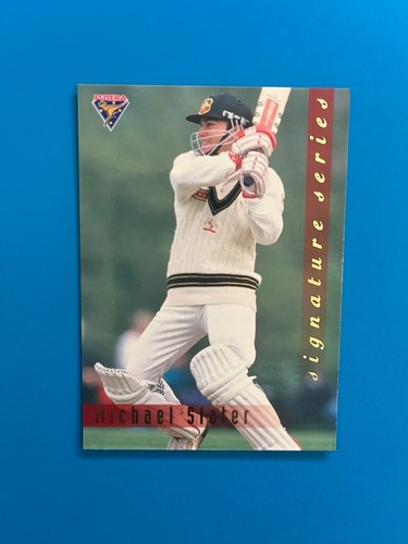 Futera Cricket Cards 1994 'M Slater Signature Series Sample Picture ...