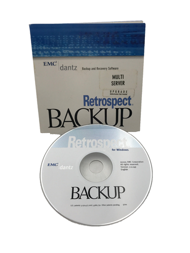 EMC dantz Retrospect Backup and Recovery Software Multi Server | eBay