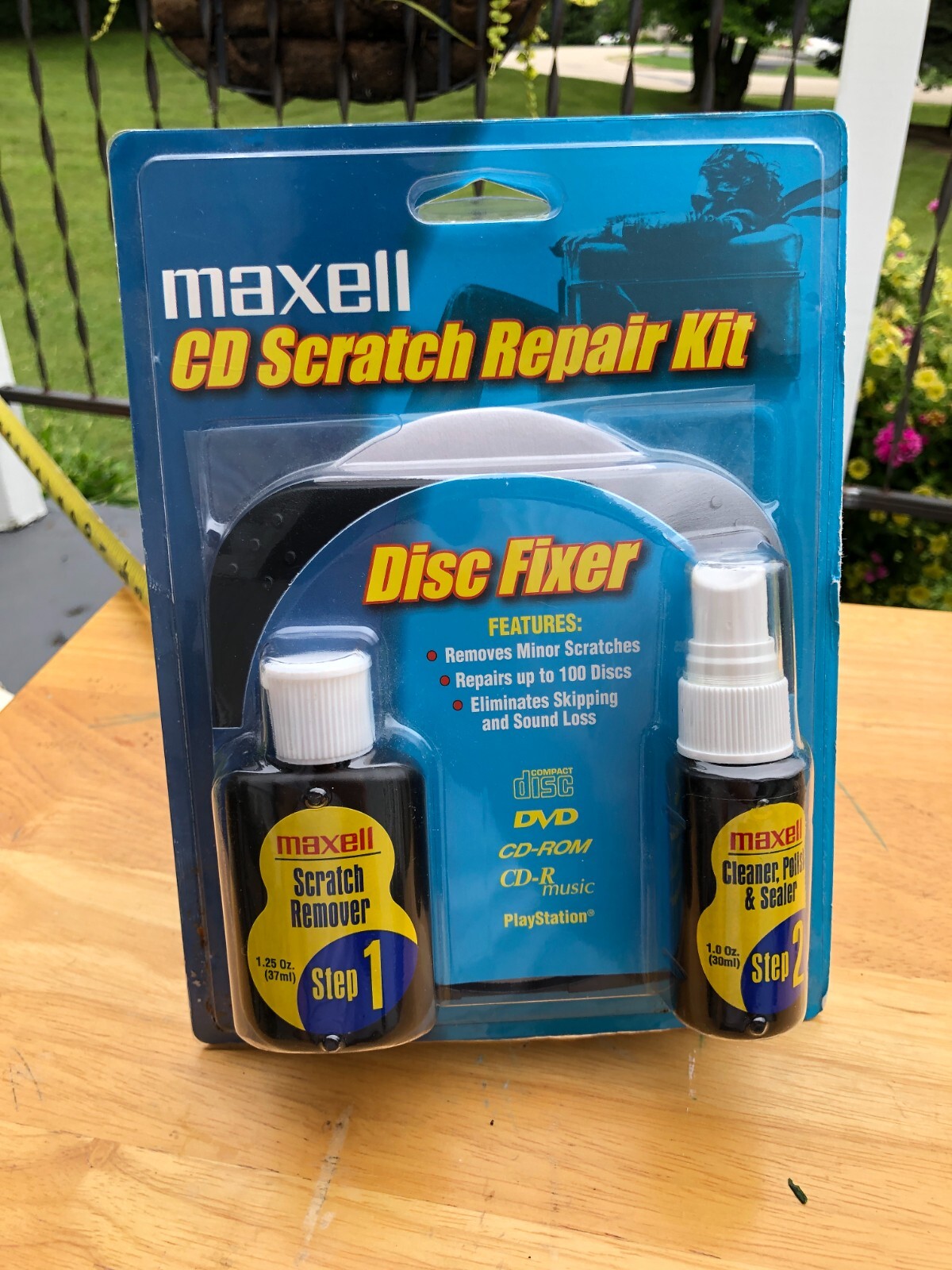 Maxell Disc Scratch Repair Kit CD-335 Disc Fixer CD DVD Brand New Made ...