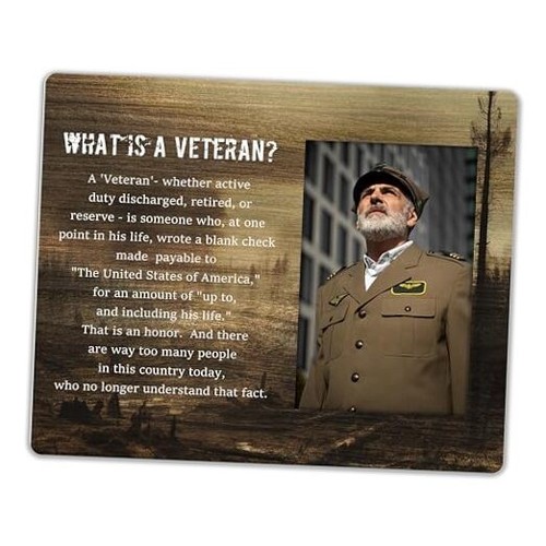 What Is A Veteran, Picture Frame 4x6, A Battefield Full of Smoke ...