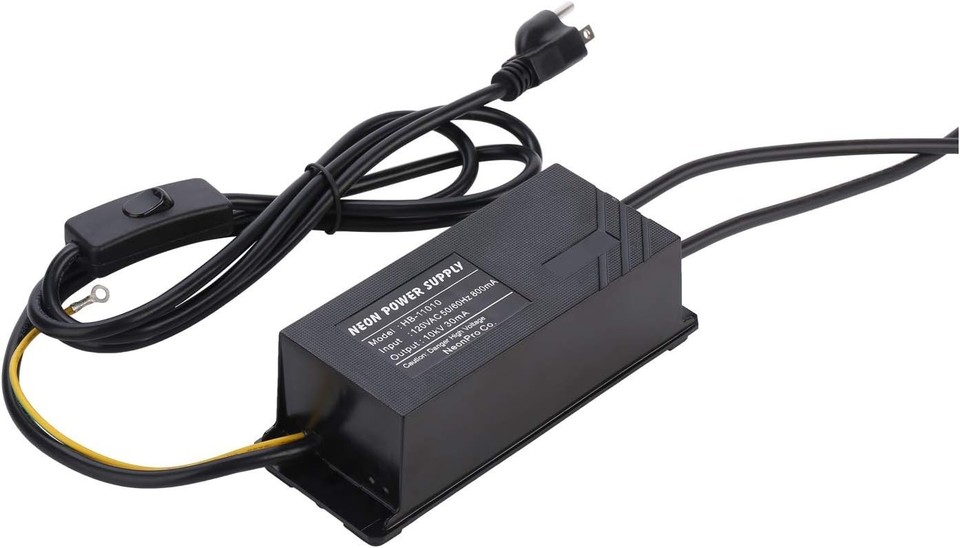 Compact 10kV Neon Light Transformer for Glass Signs - Wall Mountable ...