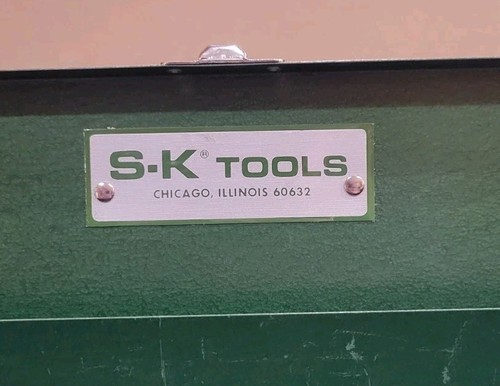 Vintage SK Tools Green Metal Socket Holder/Tool Box - Great Condition ...