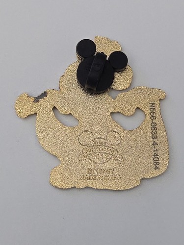 2012 Disney Glitter Pin Princess Minnie Mouse Pink Gown Rose Bowing ...