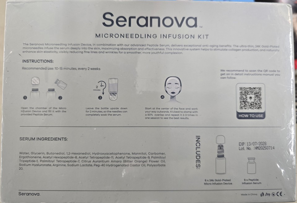 Seranova Micro Infusion System for Face & Neck 3 Month Supply | eBay