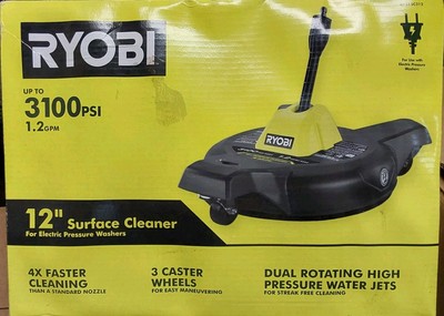 NEW! RYOBI 12' 3100 PSI Electric Pressure Washer Surface Cleaner ...