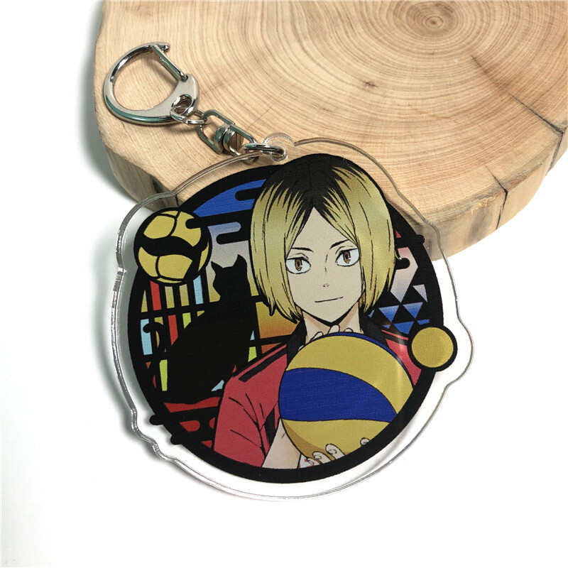 Anime Haikyuu!! Kozume Kenma Keychain Keyring Pendant Cell Accessories ...