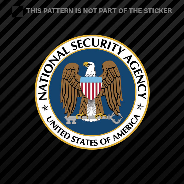 National Security Agency NSA Sticker Self Adhesive Vinyl covert | eBay
