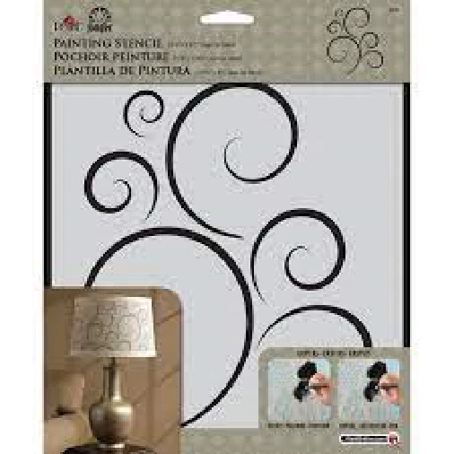 Simple Scroll Stencil