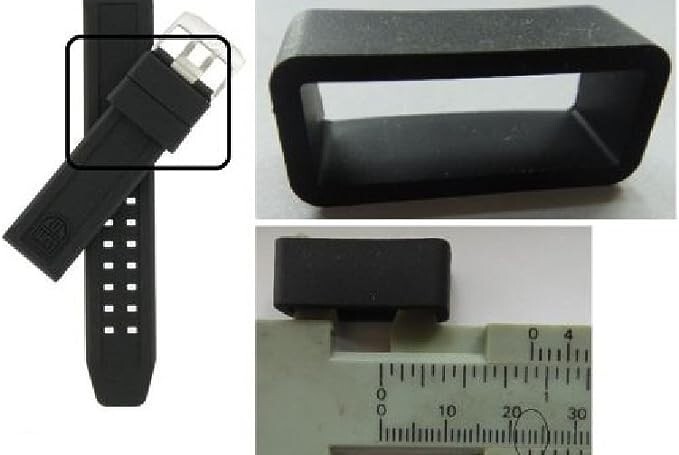 Genuine Luminox 23mm NAVY SEAL 3050 3950 8800 Rubber Replacement ...