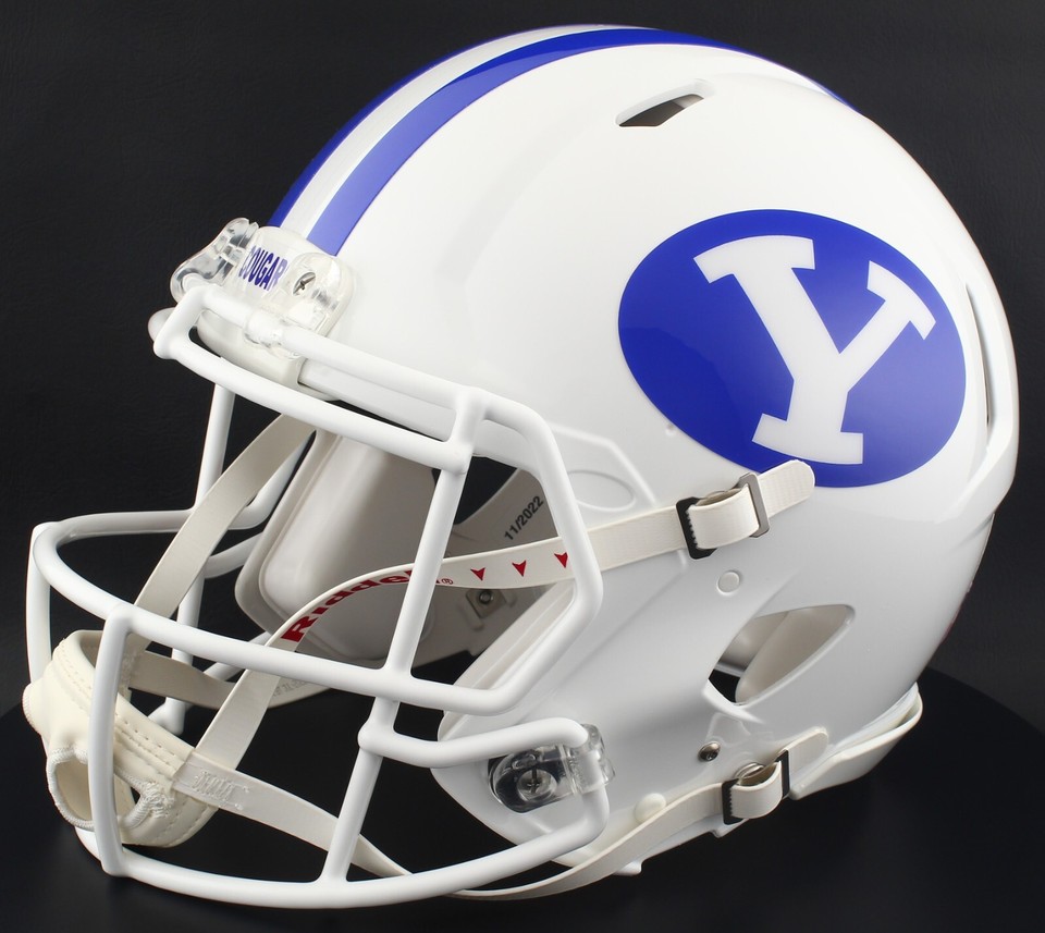 BRIGHAM YOUNG BYU COUGARS NCAA Riddell Speed Full Size AUTHENTIC ...